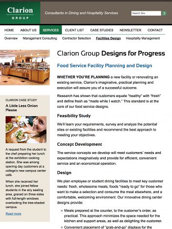 Clarion Group Web Site Development | Guy With Glasses