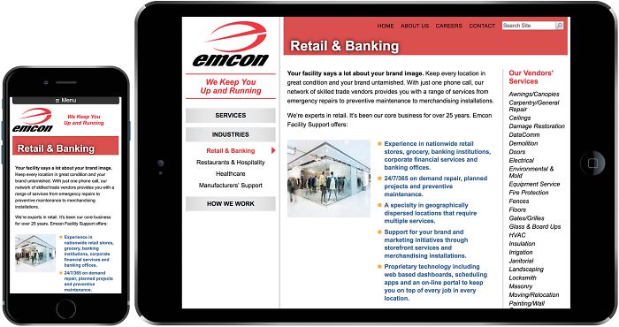 Emcon Services Web Design | Guy With Glasses
