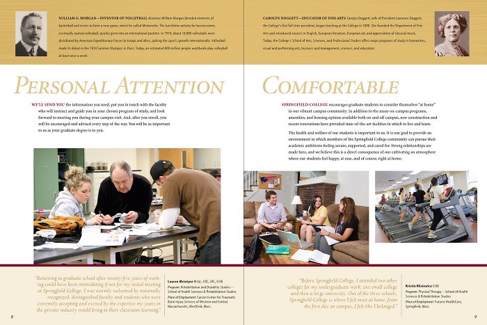 Graduate Viewbook – Springfield College | Guy With Glasses