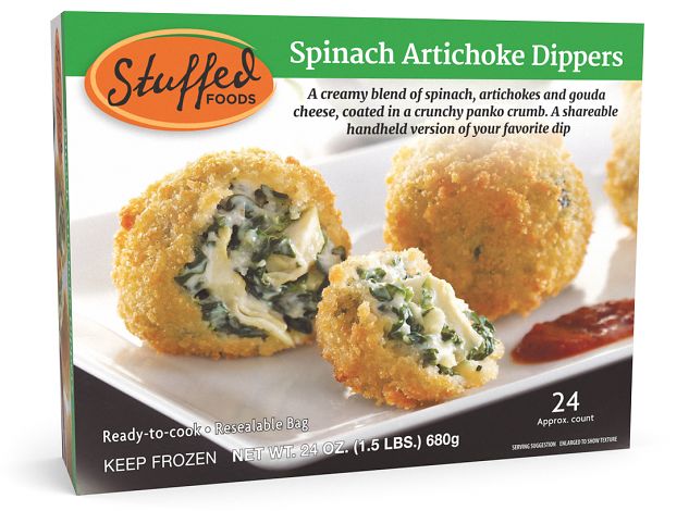 Stuffed Foods Appetizer Packaging Design | Guy With Glasses