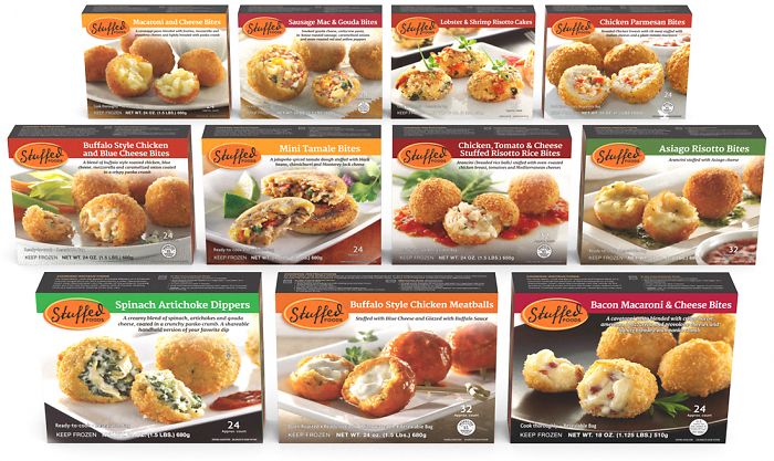 Stuffed Foods Appetizer Packaging Design | Guy With Glasses